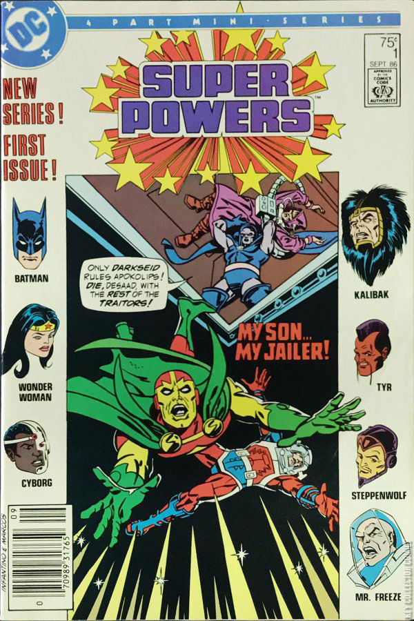 Super Powers #1 Newsstand Published September 1986 | K