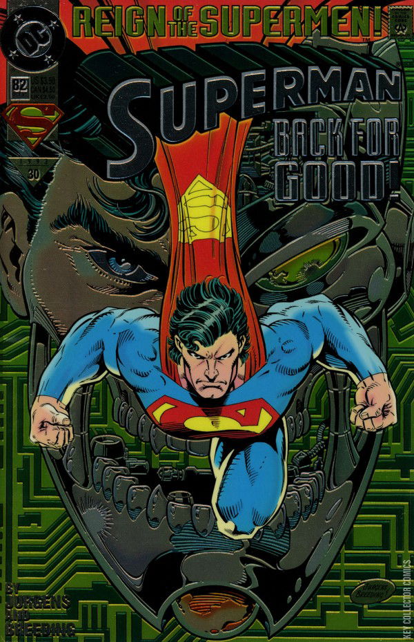 Superman #82 Variant Published October 1993 | Key Coll