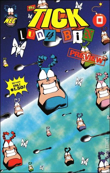 The Tick: Luny Bin #0 Variant Published July 1998 | Ke