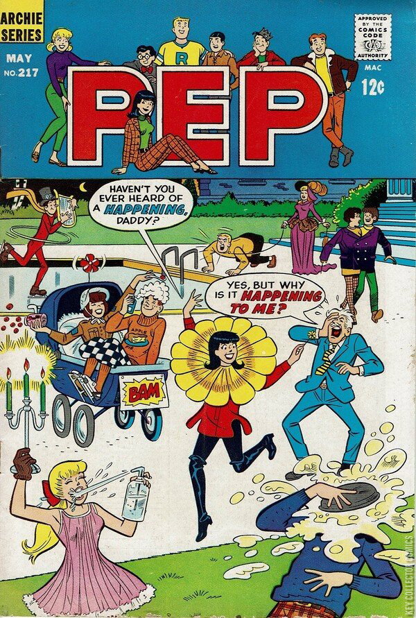 Pep Comics #217 Published May 1968 | Key Collector Comics