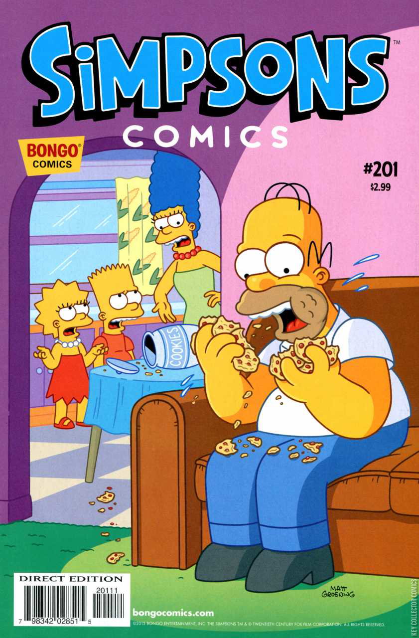 Simpsons Comics #201 Published April 2013 | Key Collect