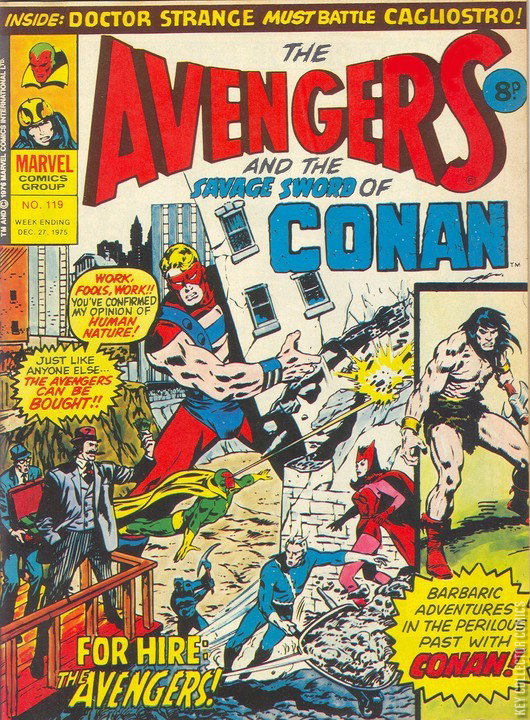Avengers, The [UK] #119 Published December 1975 | Key C