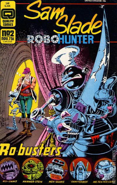 Sam Slade Robo Hunter #2 Published November 1986 | Key