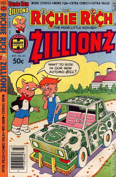 Richie Rich Zillionz #23 Published January 1976 | Key C