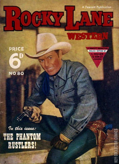 Rocky Lane Western #80 UK Edition Published January 19