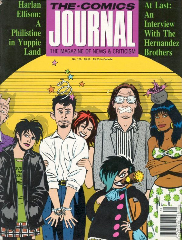 Comics Journal #126 Published January 1990 | Key Collec