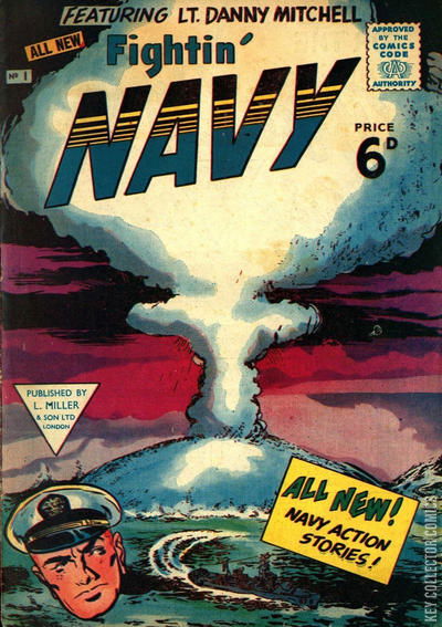 Fightin' Navy by L Miller Son | Key Collector Comics
