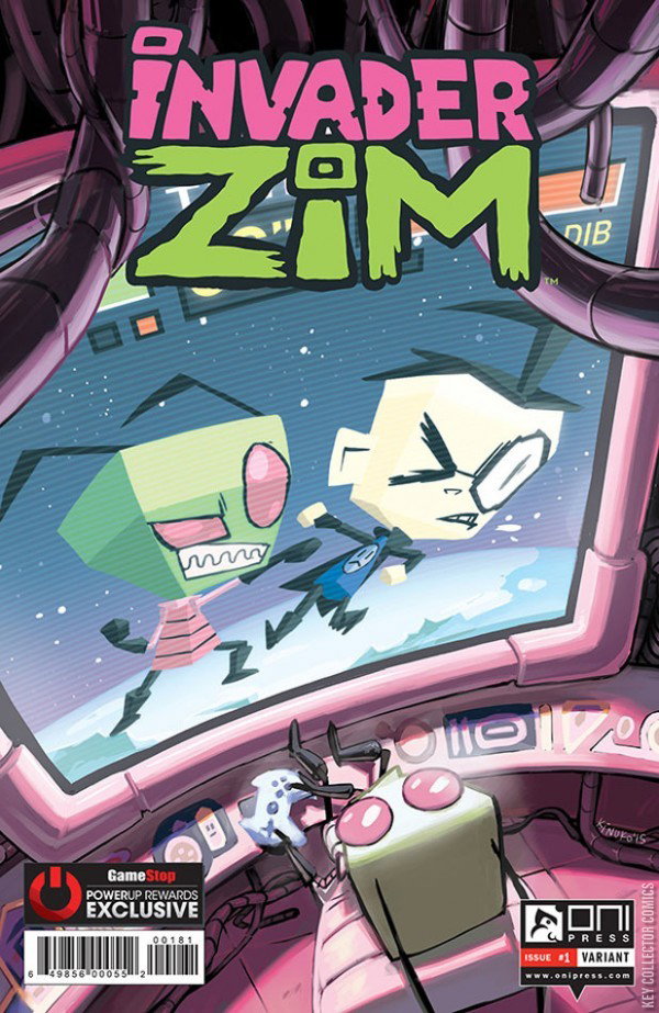 Invader Zim #1 GameStop Published July 2015 | Key Coll