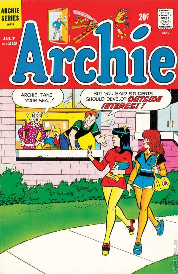 Archie Comics #219 Published June 1972 | Key Collector