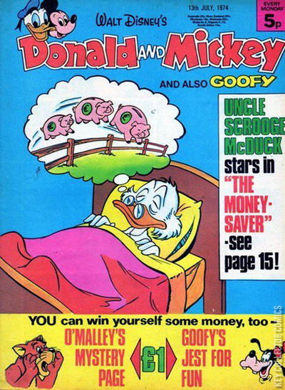 Donald & Mickey #122 Variant Published January 1972