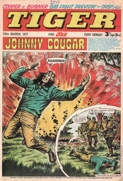 Tiger #20 March 1971 856 Published March 1971 | Key Col