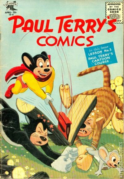Paul Terry's Comics #124 Published April 1955 | Key Col
