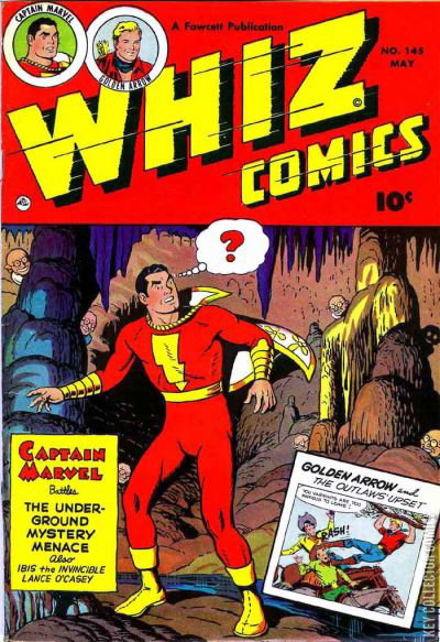 Whiz Comics #145 Published May 1952 | Key Collector Comics