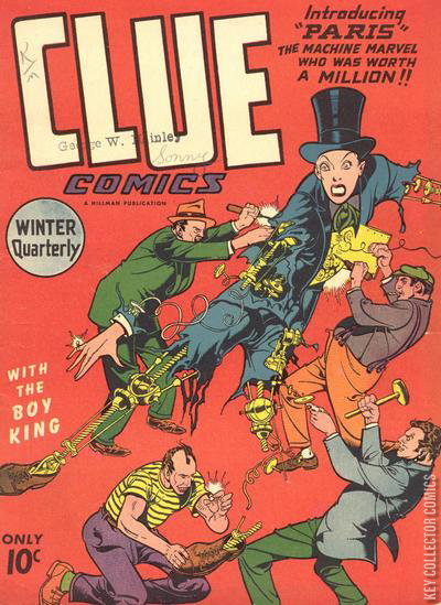 Clue Comics #9 Published January 1944 | Key Collector Comics