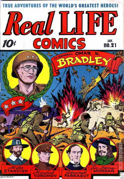 Real Life Comics #21 Published January 1945 | Key Colle