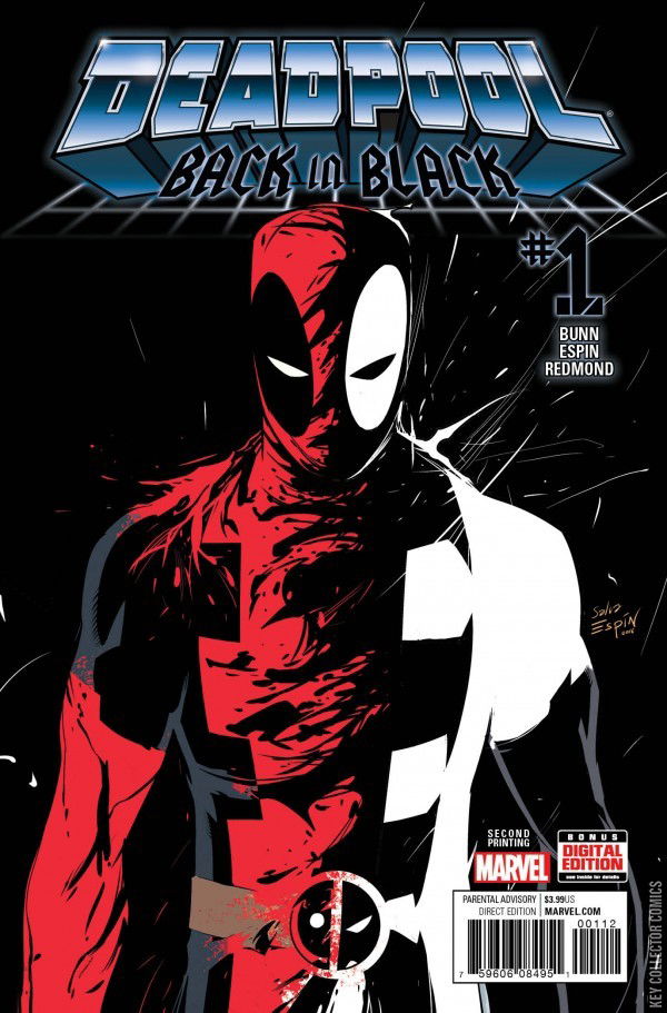 Deadpool: Back in Black #1 2nd Print Published November 201