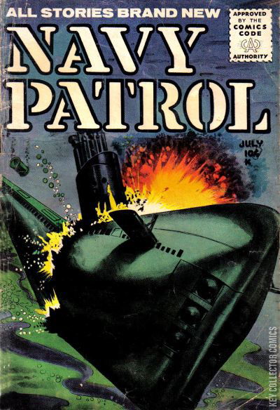 Navy Patrol #2 Published July 1955 | Key Collector Comics