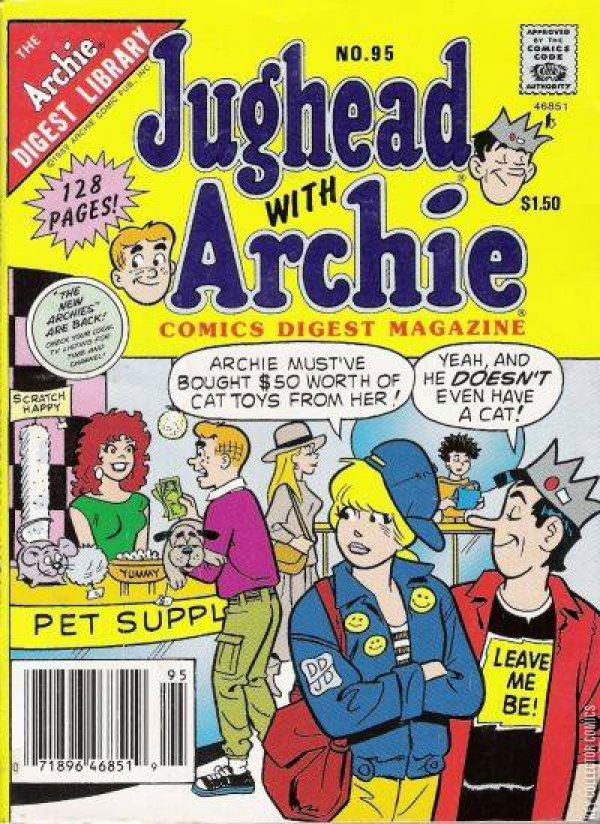 Jughead With Archie Digest #95 Published November 1989