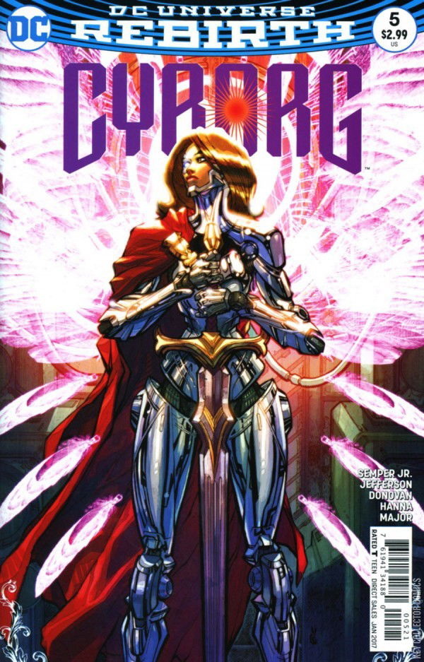 Cyborg #5 Variant Published November 2016 | Key Collec