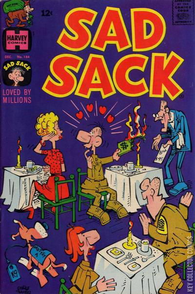 Sad Sack Comics #184 Published December 1969 | Key Coll