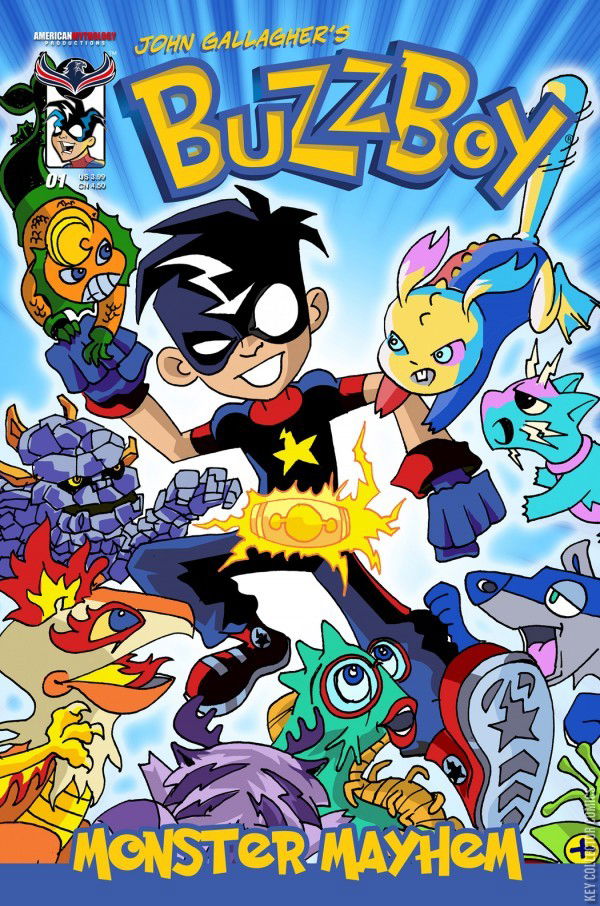 Buzzboy Go Digital Monster Mayhem by American Mythology Productions | Key Collector Comics