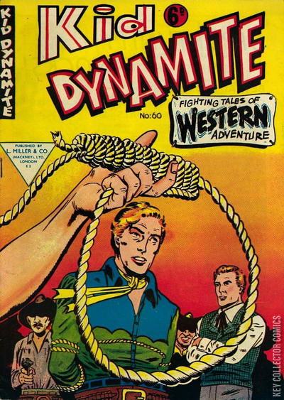 Kid Dynamite Western Comic #60 UK Edition Published January