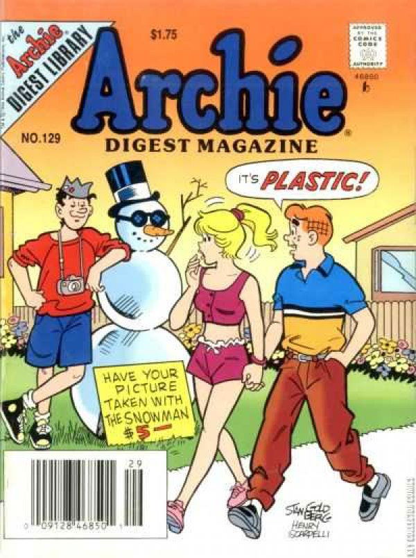 Archie Comics Digest #129 Published August 1994 | Key C