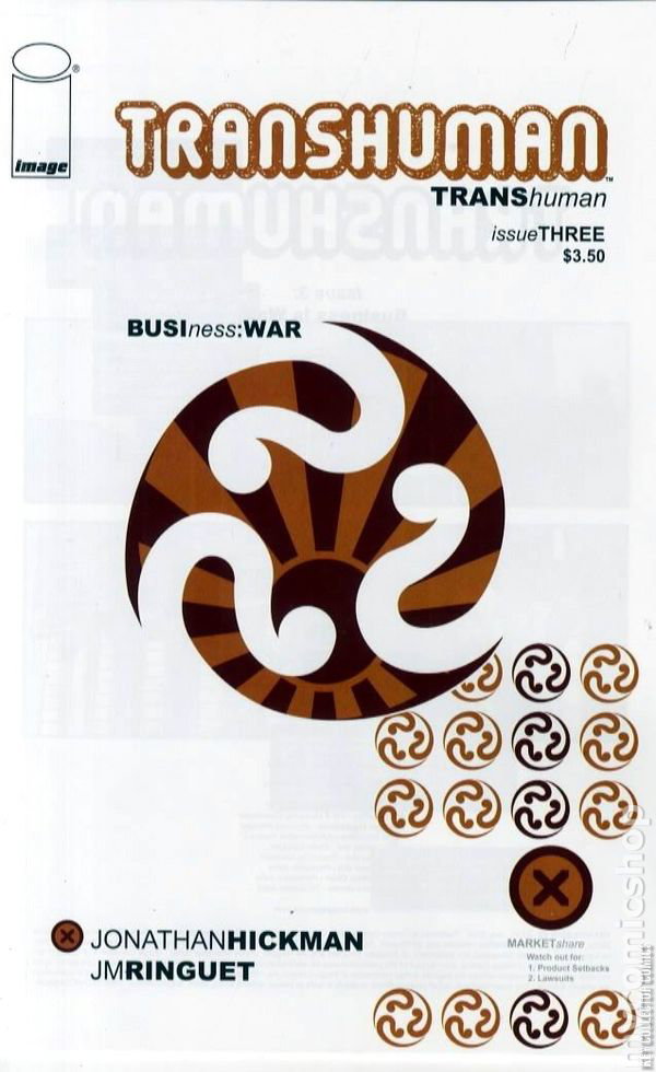 Transhuman #3 Published August 2008 | Key Collector Comics