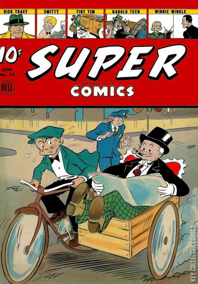 Super Comics #73 Published June 1944 | Key Collector Comics