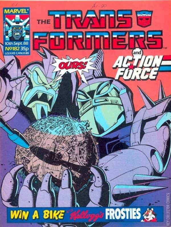 Transformers Magazine, The (UK) #182 Published September 198