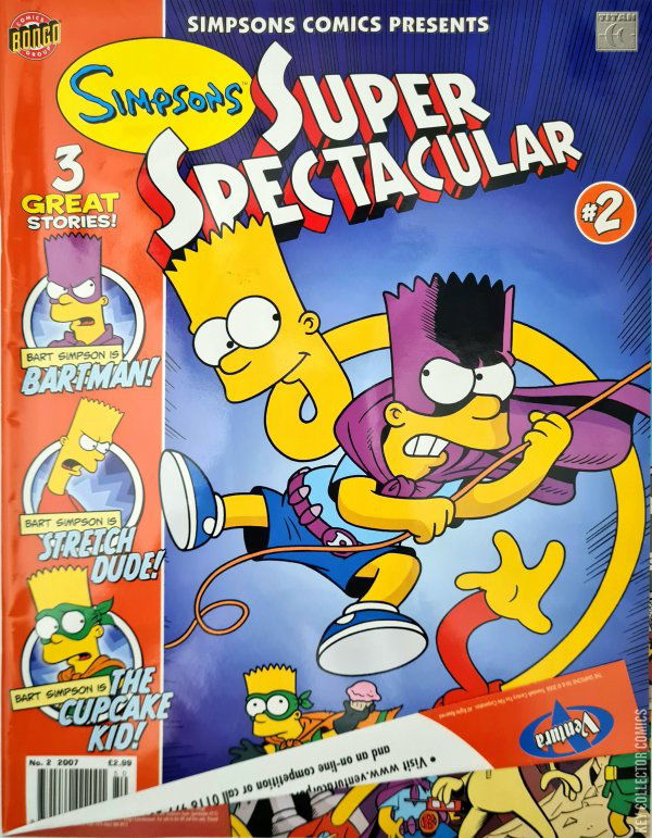 Simpsons Super Spectacular #2 Published December 2006