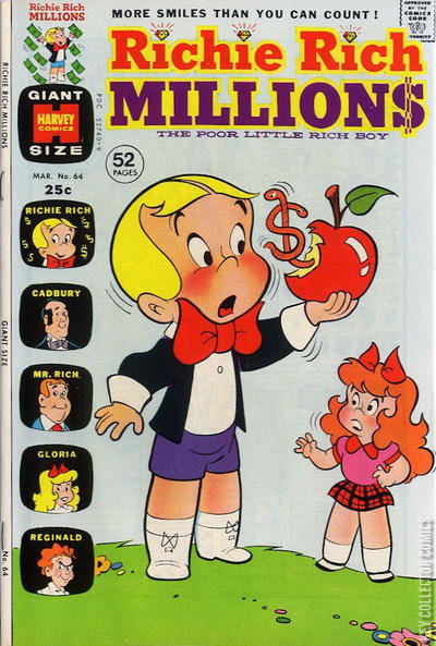 Richie Rich Millions #64 Published December 1969 | Key
