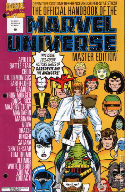 The Official Handbook of the Marvel Universe - Master Editio