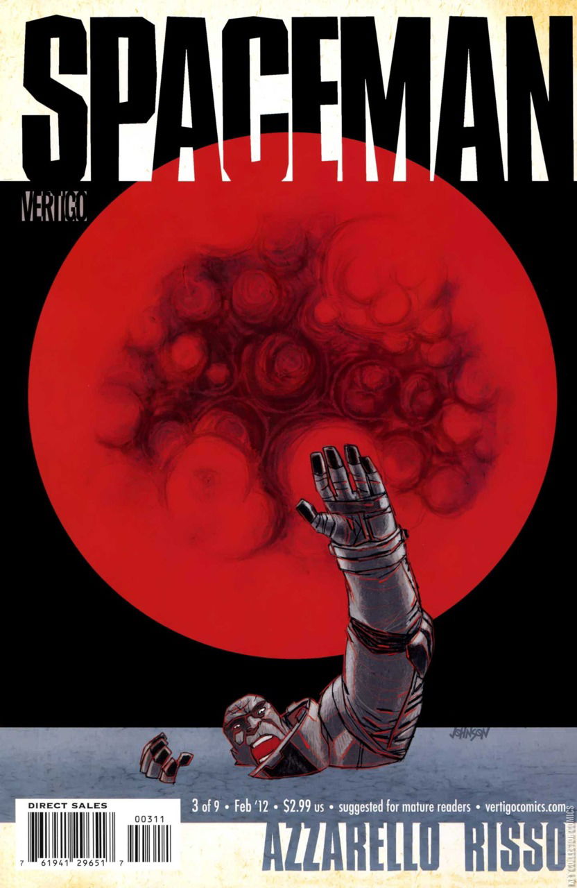 Spaceman #3 Published December 2011 | Key Collector Comics