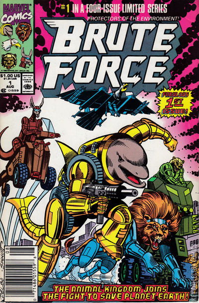 Brute Force #1 Newsstand Published August 1990 | Key C