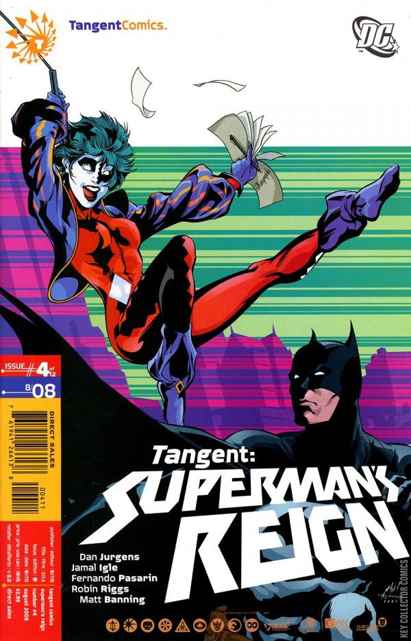 Tangent: Superman's Reign #4 Published June 2008 | Key