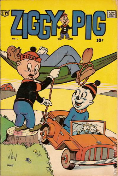 Ziggy Pig #7 Published January 1958 | Key Collector Comics