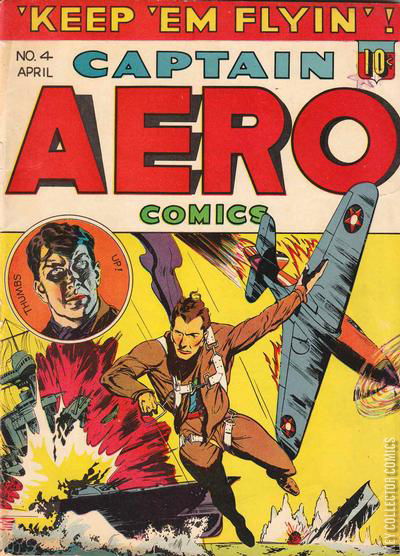 Captain Aero Comics #4 Published April 1942 | Key Colle