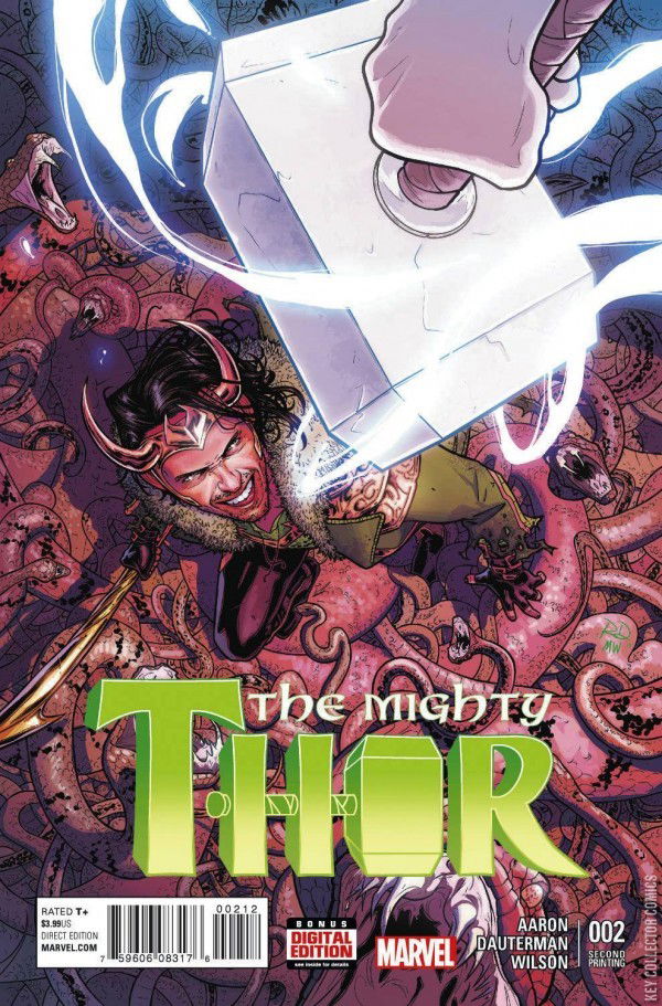 Mighty Thor #2 2nd Print Published February 2016 | Key