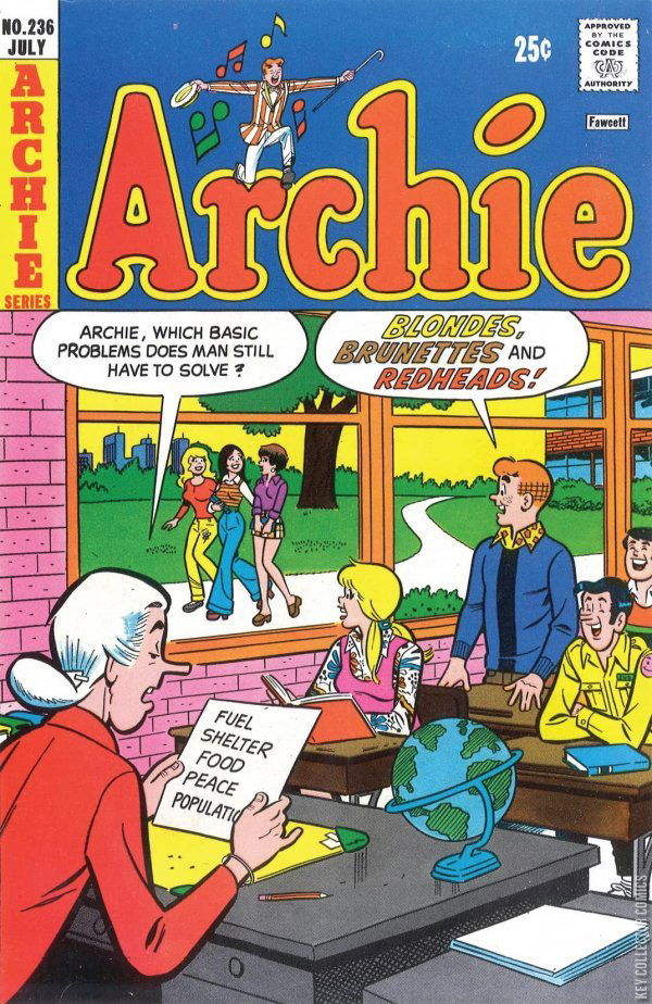 Archie Comics #236 Published July 1974 | Key Collector