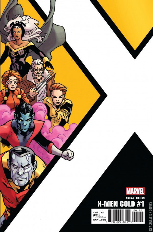 X-Men: Gold #1 Variant Published April 2017 | Key Coll