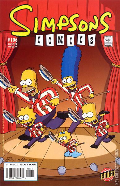 Simpsons Comics #106 Published May 2005 | Key Collector
