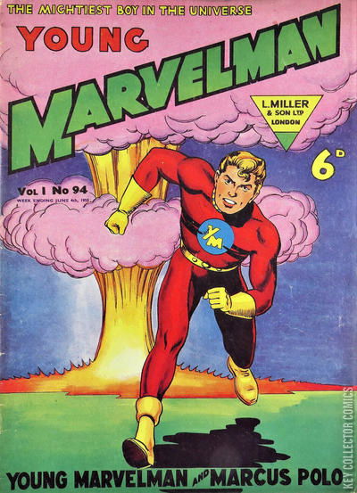 Young Marvelman #94 UK Edition Published January 1954