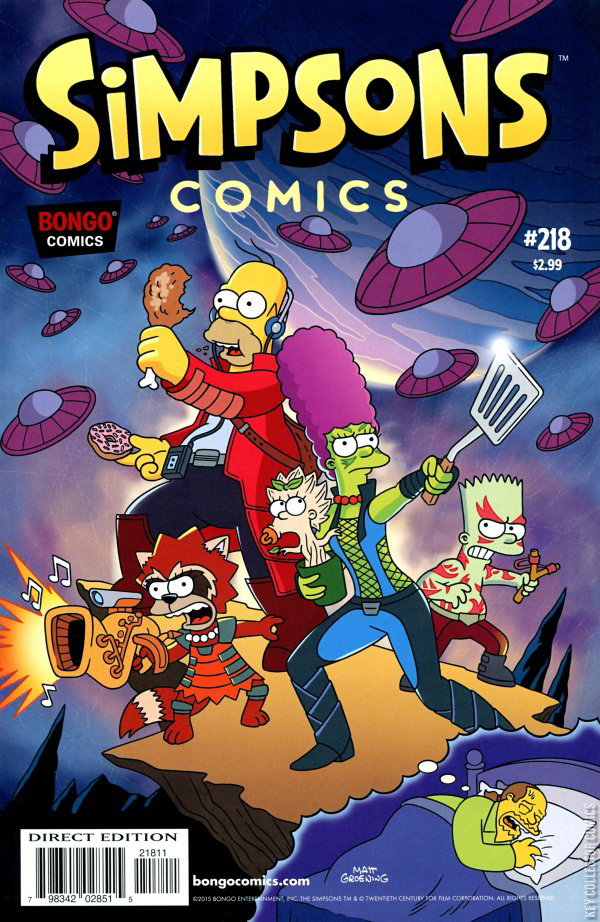 Simpsons Comics #218 Published February 2015 | Key Coll