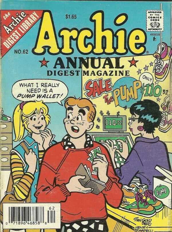Archie Annual #62 Published July 1993 | Key Collector Comics