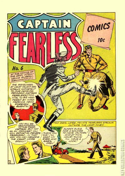 Captain Fearless Comics by Holyoke | Key Collector Comics
