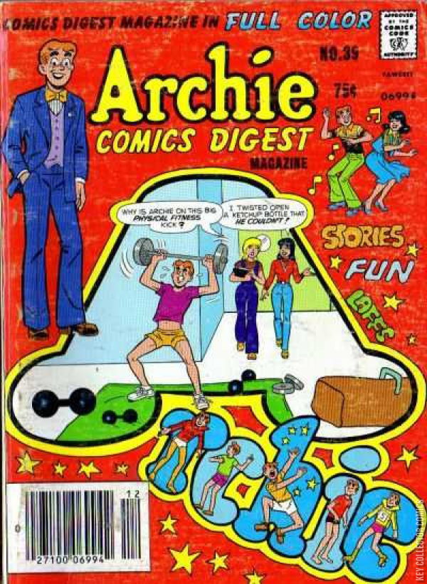 Archie Comics Digest #39 Published December 1979 | Key