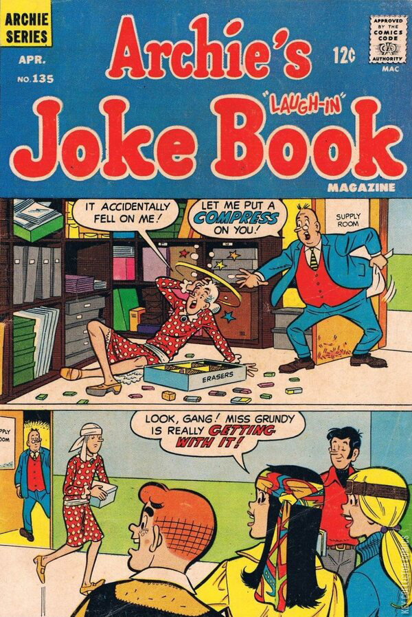 Archie's Joke Book Magazine #135 Published April 1969