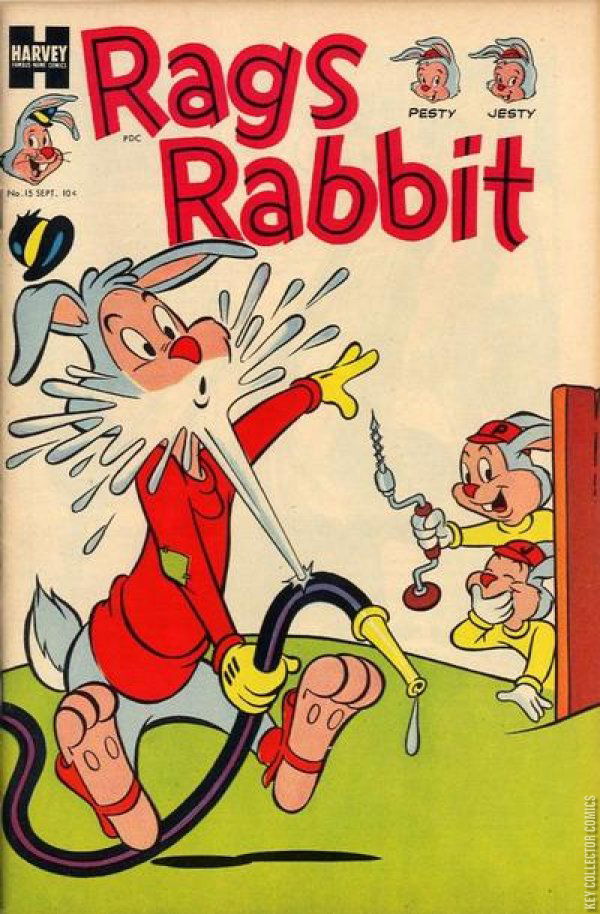 Rags Rabbit #15 Published September 1953 | Key Collecto