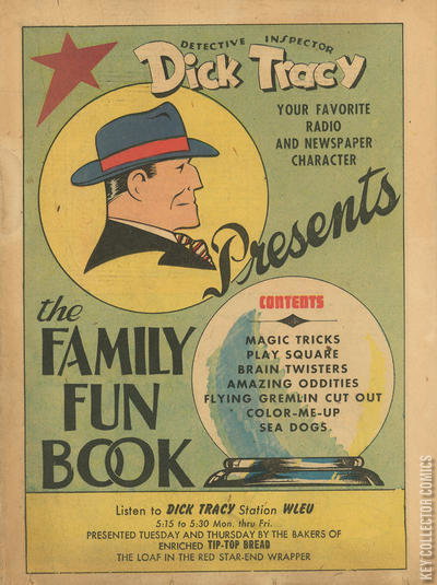 Dick Tracy Presents the Family Fun Book by Fawcett | Key Collector Comics